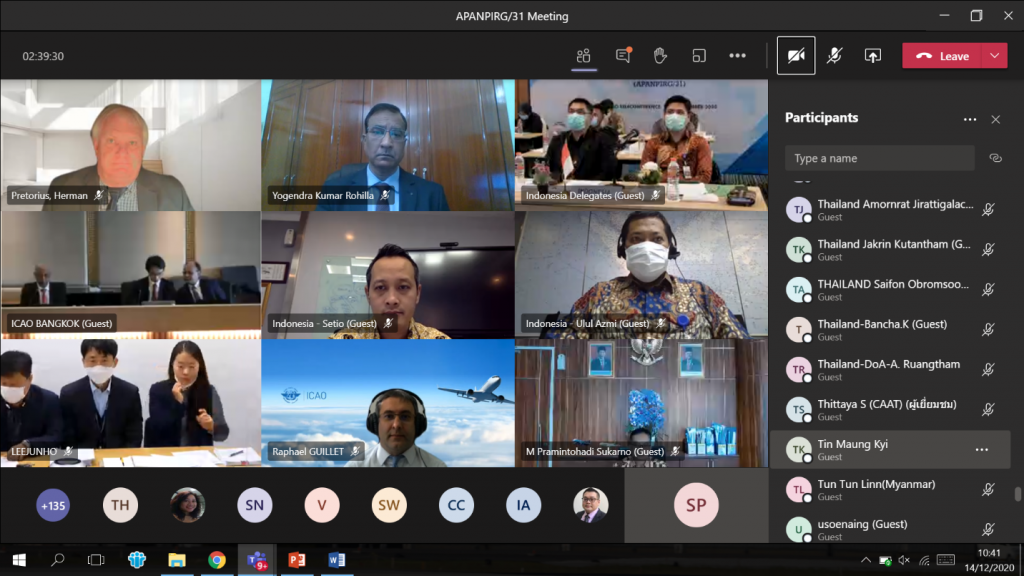 APAC Regional Activity Updates – August to December 2020 - Uniting Aviation