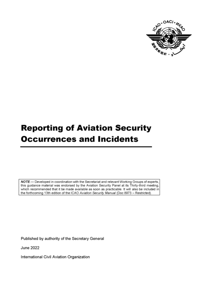 ICAO has developed guidance material on the implementation of an ...